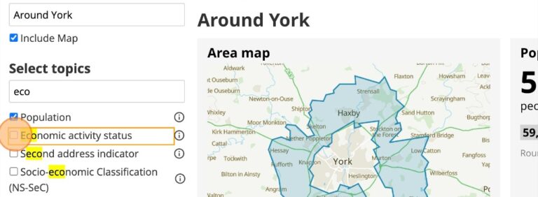 How to make a Census 2021 data profile for your local area | ONS Digital